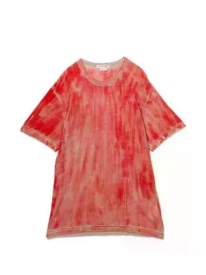 Comme Des Garçons Distressed Tie-dye T-shirt