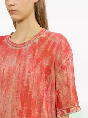 Comme Des Garçons Distressed Tie-dye T-shirt