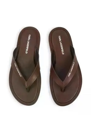 Karl Lagerfeld Logo-print Flip-flops
