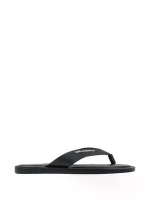 Karl Lagerfeld Kastor Iv Flip Flops - Black