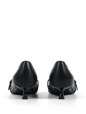 Karl Lagerfeld Stud-embellished Pointed-toe Pumps