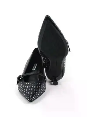 Karl Lagerfeld Stud-embellished Pointed-toe Pumps