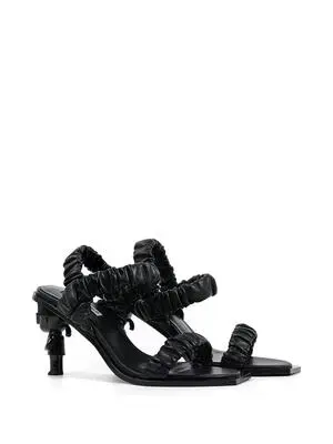Karl Lagerfeld Leather Heeled Sandals
