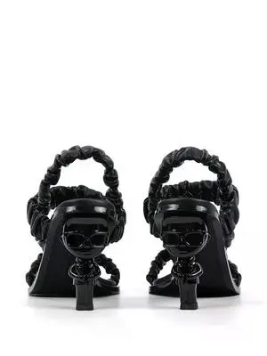 Karl Lagerfeld Leather Heeled Sandals