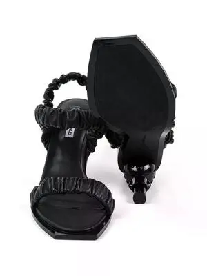 Karl Lagerfeld Leather Heeled Sandals