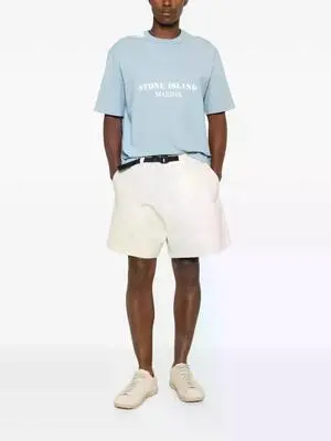Stone Island Cotton Batavia-tc Chino Shorts
