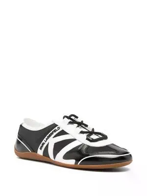 Karl Lagerfeld Altia Logo-print Sneakers - Black
