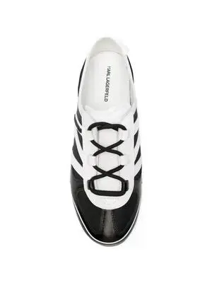 Karl Lagerfeld Altia Logo-print Sneakers - Black