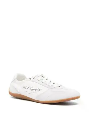 Karl Lagerfeld Altia Logo-print Sneakers - White
