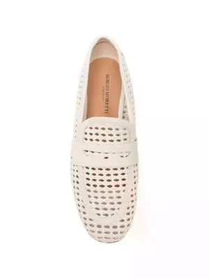 SERGIO MORETTI FIRENZE Woven Penny Loafers