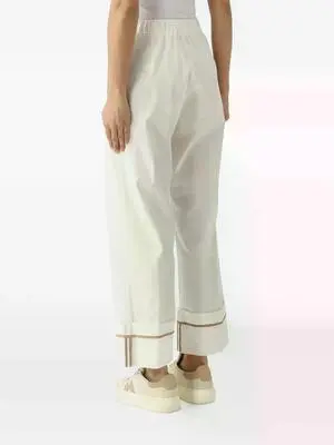 Herno Piped-trim Turn-up Trousers
