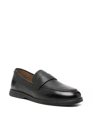 SERGIO MORETTI FIRENZE Grained Leather Loafers