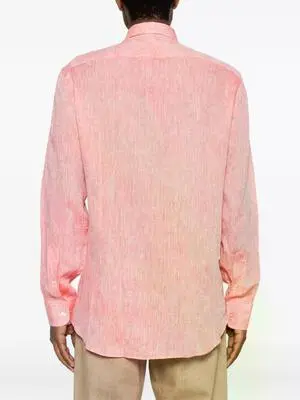 Etro Pegaso-embroidered Slub-texture Shirt