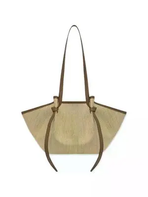 Yuzefi Mochi Woven Shoulder Bag - Neutrals