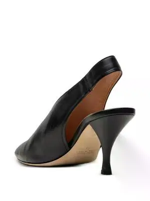 CHUCKIES Peep-toe Slingback Pumps