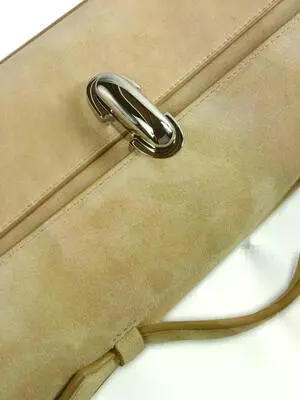 Savette Symmetry Suede Shoulder Bag - Neutrals