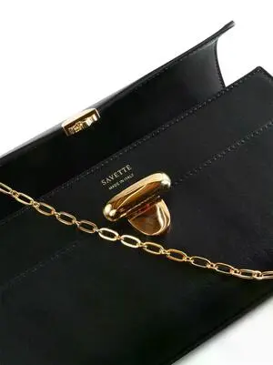 Savette Symmetry Chain-strap Shoulder Bag - Black