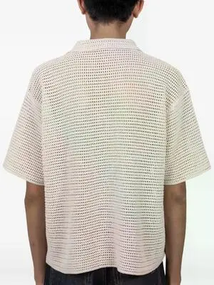 Auralee Tussah Polo Shirt - Neutrals