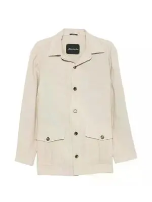 SARTORIO NAPOLI Button-up Flap-pocket Jacket - Neutrals