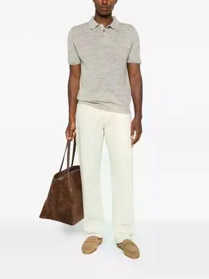 AMARANTO Short-sleeve Polo Shirt
