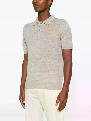 AMARANTO Short-sleeve Polo Shirt