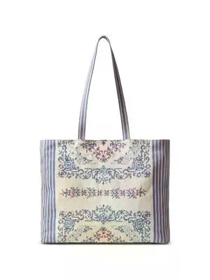 Claudie Pierlot Woven Cotton Tote Bag