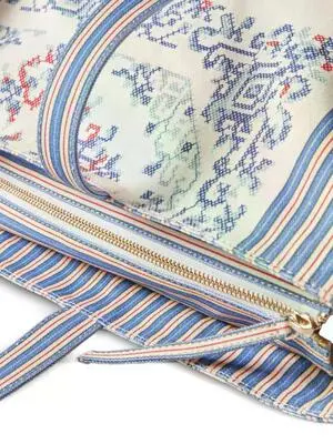 Claudie Pierlot Woven Cotton Tote Bag