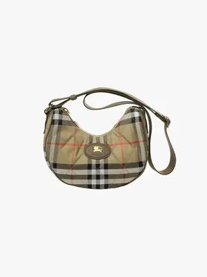 Burberry Horseshoe Crossbody Bag - Sand