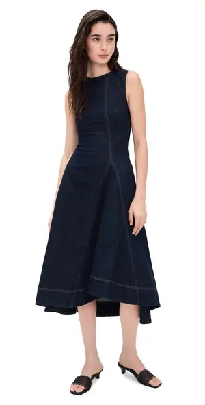 ALIGNE Liberty Denim Midi Dress