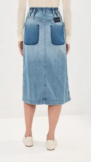 MAISON MARGIELA Denim Midi Skirt