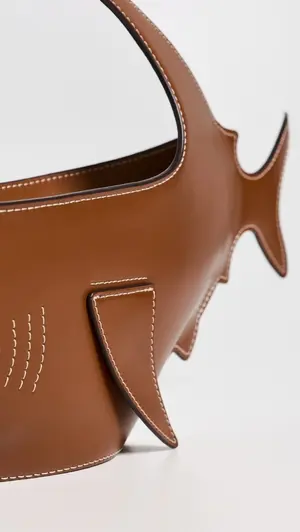 Staud Shark Handbag - Tabac