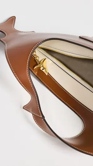 Staud Shark Handbag - Tabac