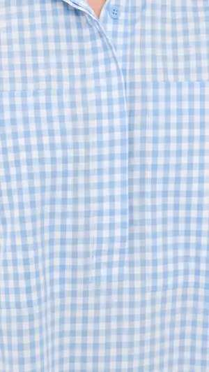 Simkhai Criss Mini Dress - Cloud Gingham