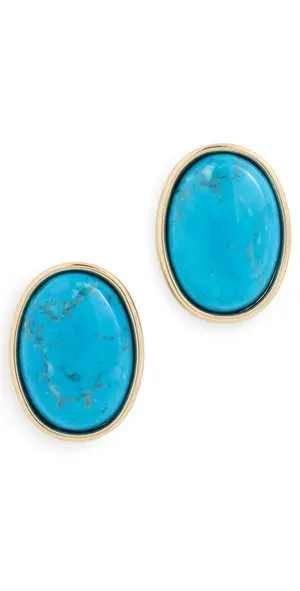 JENNIFER BEHR Elaine Earrings - Turquoise