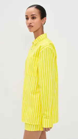 Marimekko Jokapoika Kioski Button-down Shirt With Striped Pattern