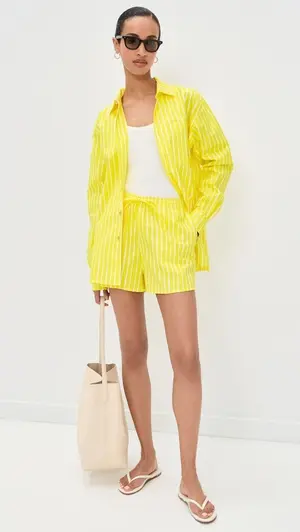 Marimekko Jokapoika Kioski Button-down Shirt With Striped Pattern
