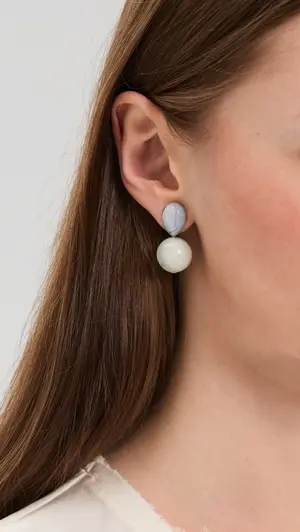JENNIFER BEHR Allison Earrings - Jade