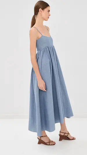 Azeeza Rachel Midi Dress - Medium Denim