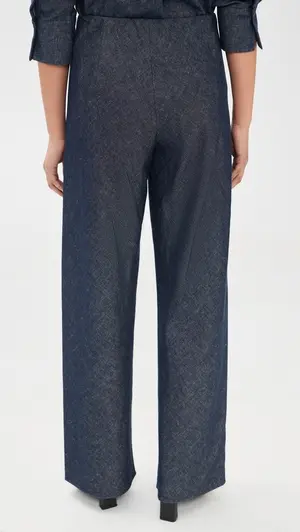 Vince Colette Chambray Bias Pants - Indigo
