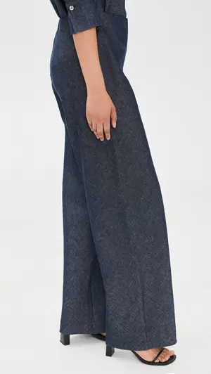Vince Colette Chambray Bias Pants - Indigo