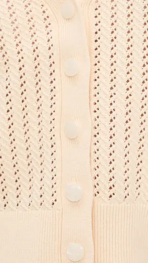 ANINE BING Flynne Cardigan - Cream