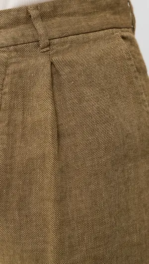 ALEX CRANE Pleated Alta Trousers
