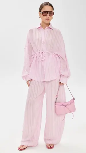 THE LATEST Dalida Fluid Stripe Shirt