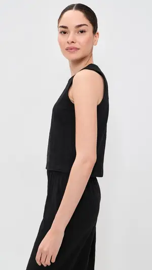 Z Supply Textured Sleeveless Top - Black