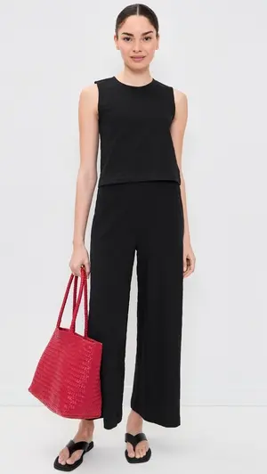 Z Supply Textured Sleeveless Top - Black