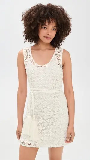 APIECE APART Rahel Tassel Mini Dress
