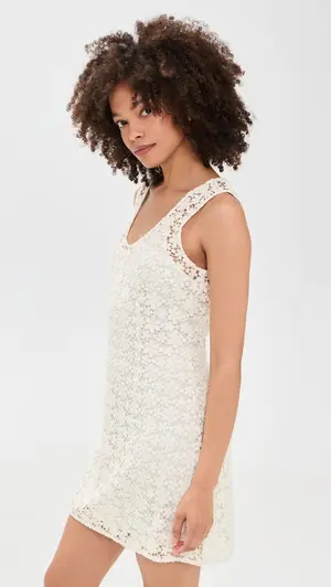 APIECE APART Rahel Tassel Mini Dress