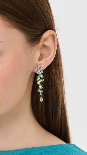 JENNIFER BEHR Jasmina Crystal Drop Earrings