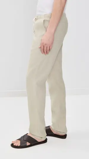ALEX CRANE Linen Bo Pants - Bone
