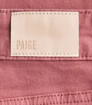 Paige Anessa Wide-leg Jeans - Pink